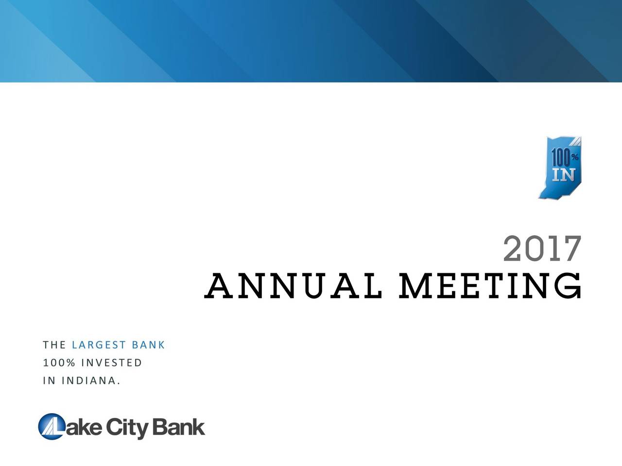 Lakeland Financial Corporation (LKFN) Investor Presentation - Slideshow ...