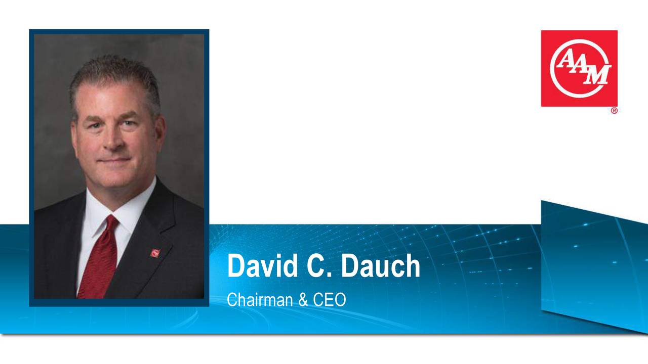 American Axle & Manufacturing (AXL) Investor Presentation - Slideshow ...