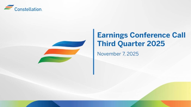 Constellation Energy Corporation 2025 Q3 - Results - Earnings Call Presentation (NASDAQ:CEG ...