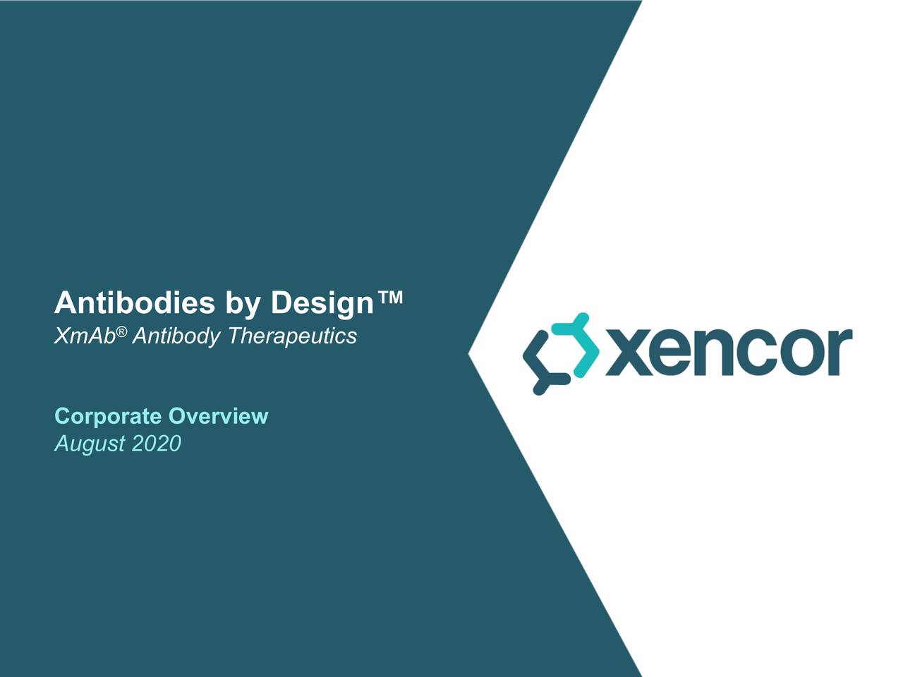 Xencor, Inc. 2020 Q2 - Results - Earnings Call Presentation (NASDAQ ...