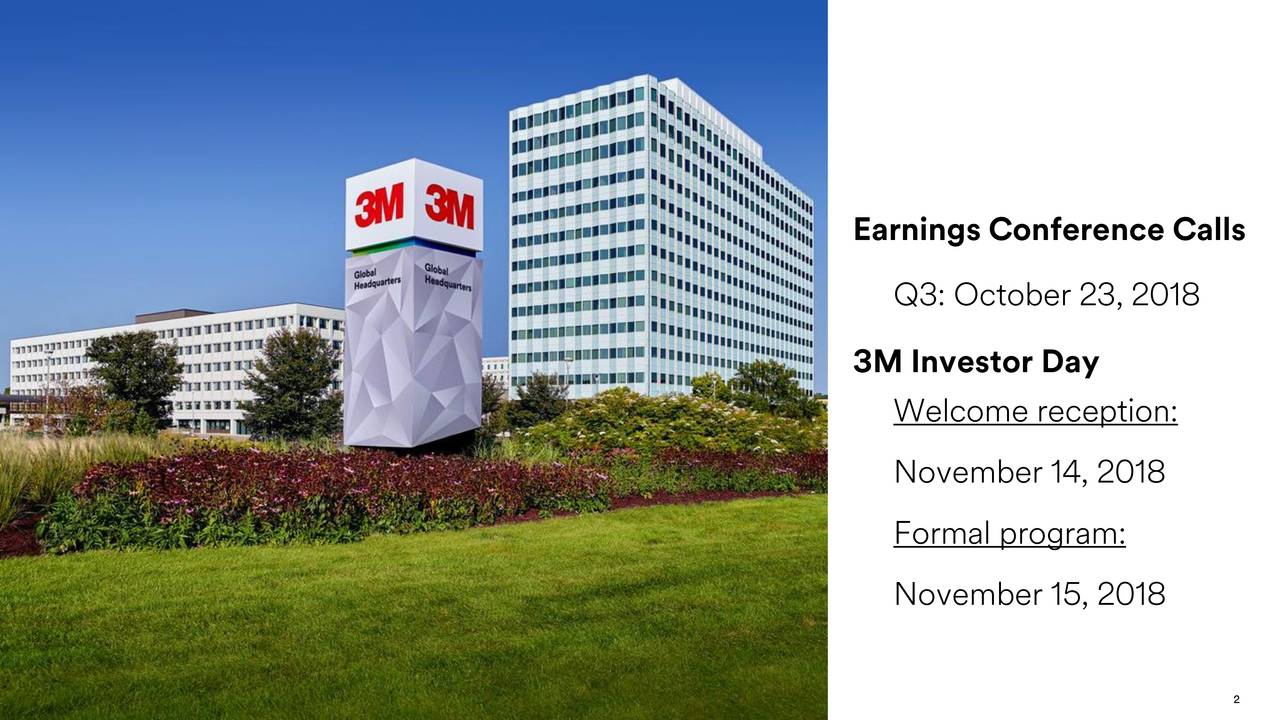 3M Company 2018 Q2 - Results - Earnings Call Slides (NYSE:MMM) | Seeking Alpha