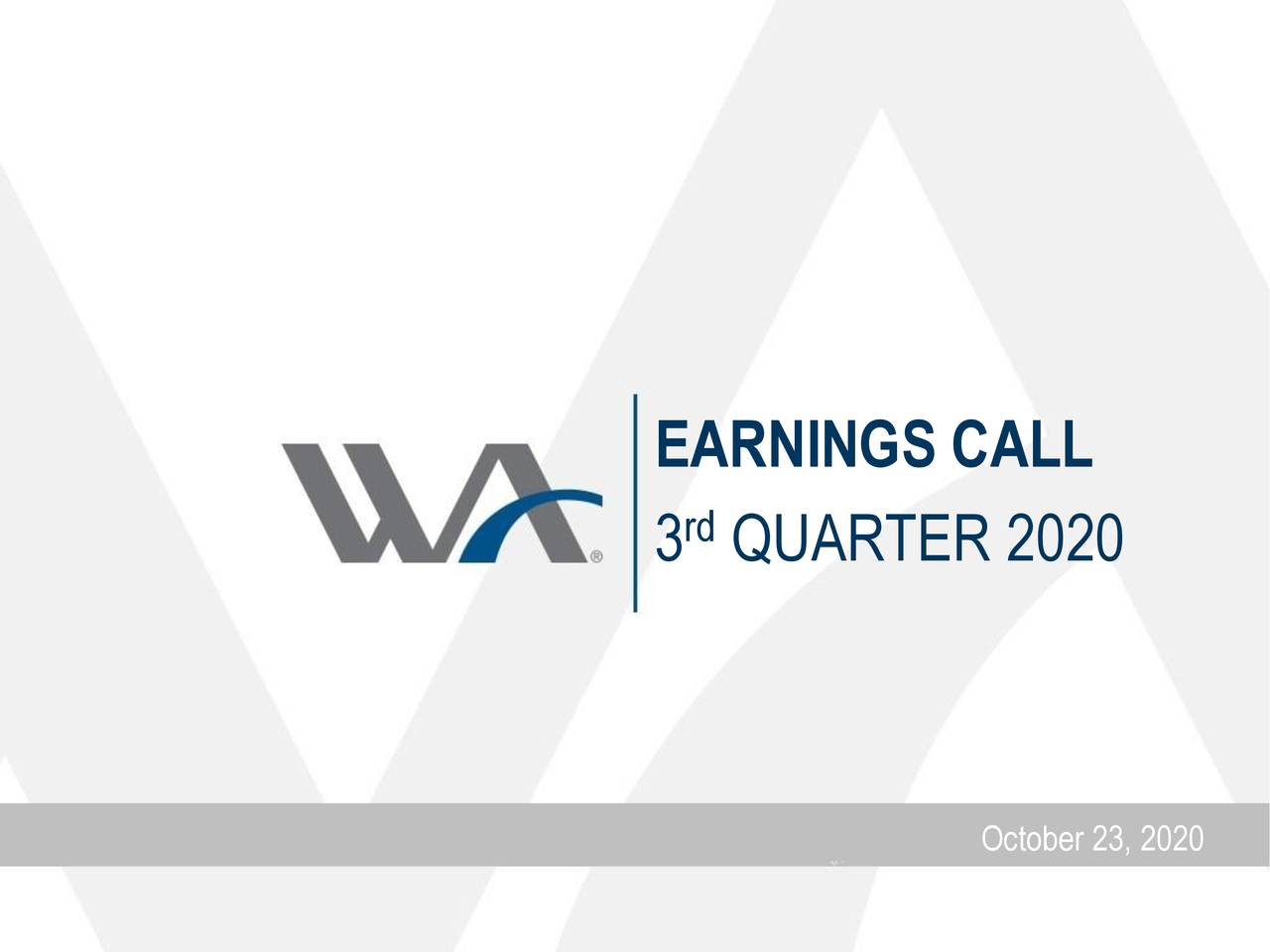 Western Alliance Bancorporation 2020 Q3 - Results - Earnings Call Presentation (NYSE:WAL ...