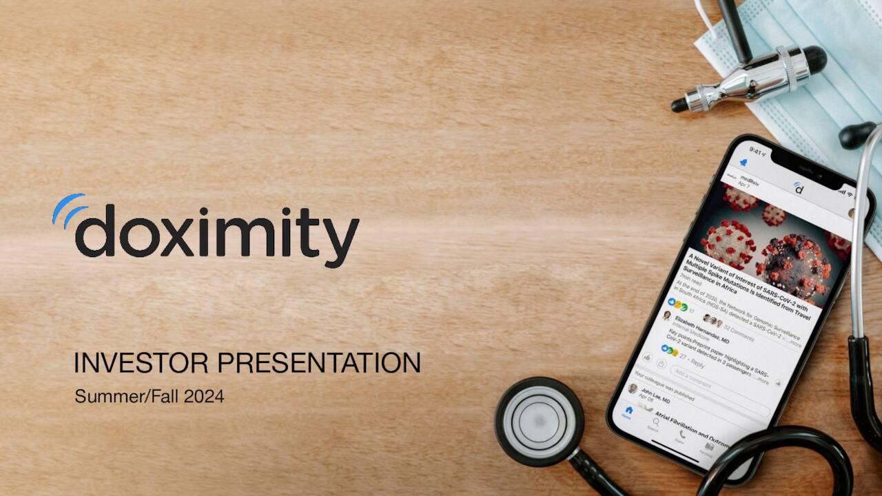 Doximity, Inc. 2024 Q1 - Results - Earnings Call Presentation (NYSE:DOCS) | Seeking Alpha