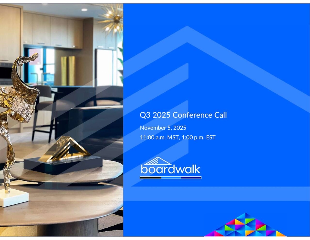 Boardwalk Real Estate Investment Trust 2025 Q3 - Results - Earnings ...