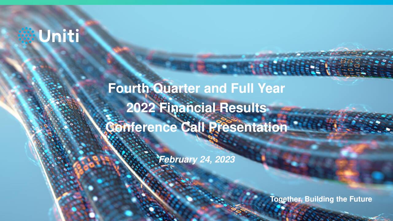 Uniti Group Inc. 2022 Q4 - Results - Earnings Call Presentation (NASDAQ ...