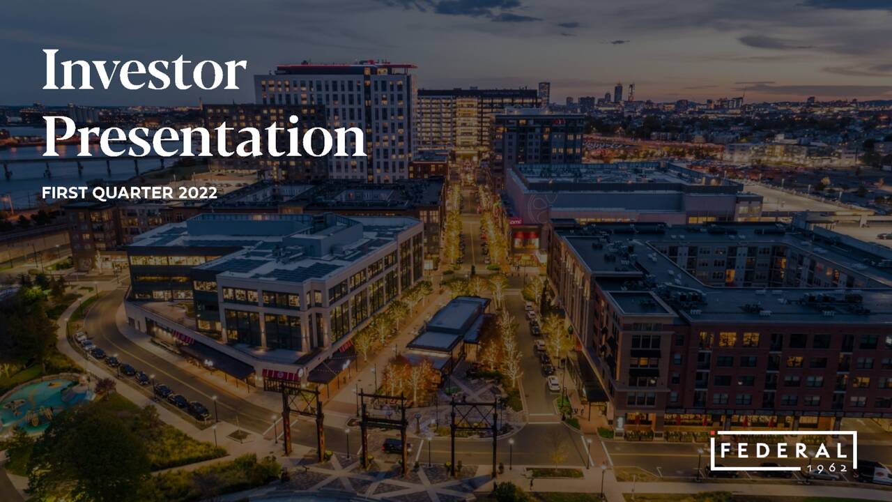 Federal Realty Investment Trust (FRT) Investor Presentation - Slideshow ...