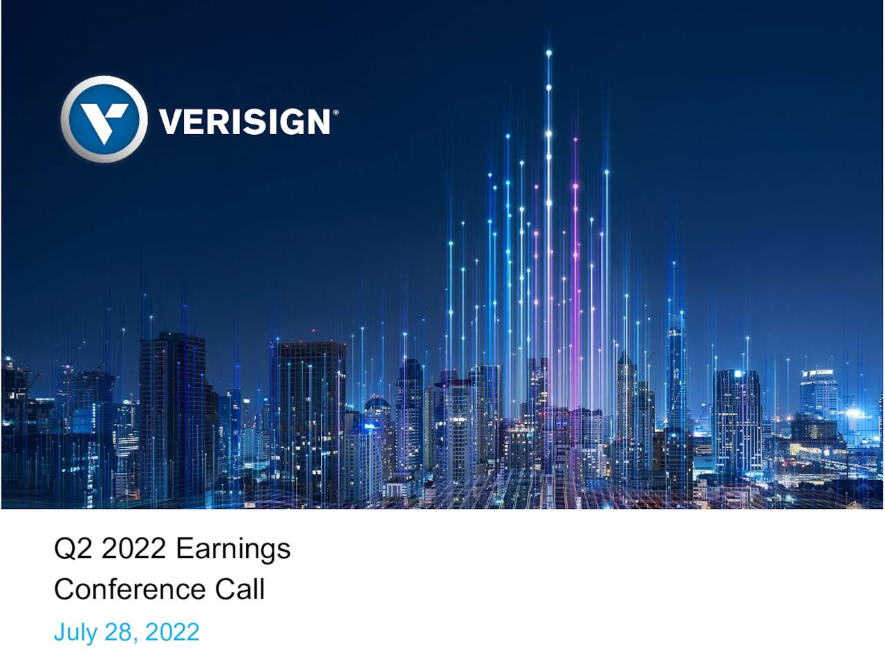 VeriSign, Inc. 2022 Q2 - Results - Earnings Call Presentation (NASDAQ ...