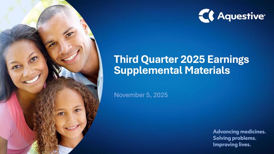 Aquestive Therapeutics, Inc. 2025 Q3 - Results - Earnings Call ...