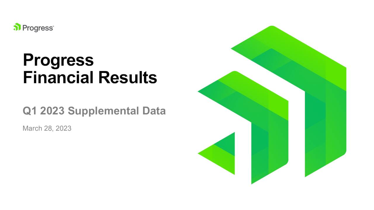 Progress Software Corporation 2023 Q1 - Results - Earnings Call ...