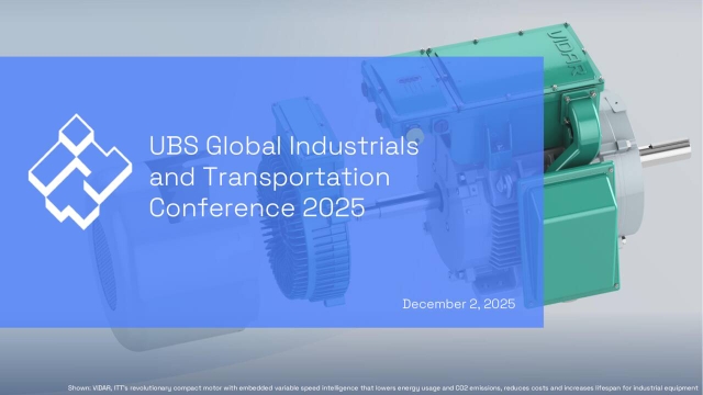 ITT Inc. (ITT) Presents at UBS Global Industrials and Transportation ...