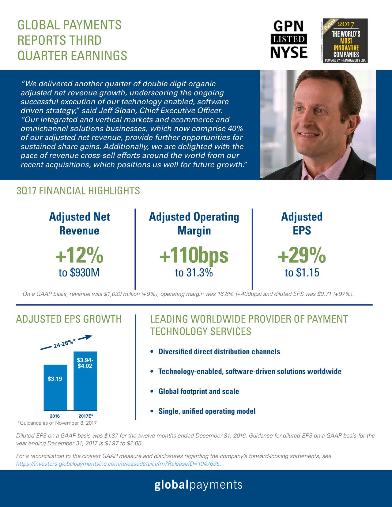 Global Payments Inc. 2017 Q3 - Results - Earnings Call Slides (NYSE:GPN ...
