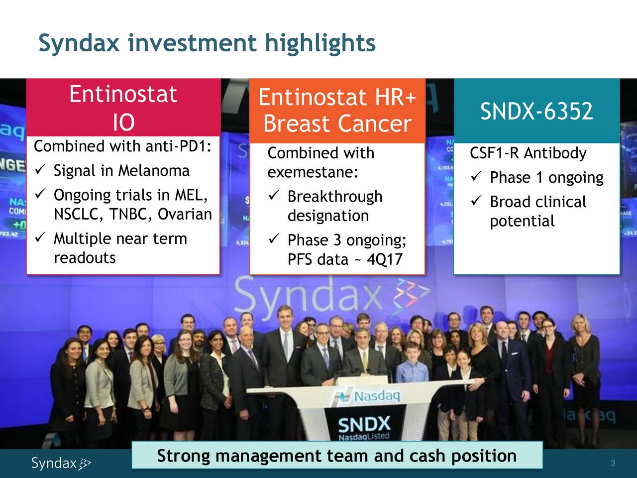 Syndax Pharmaceuticals (SNDX) Presents At Oppenheimer 27th Annual ...