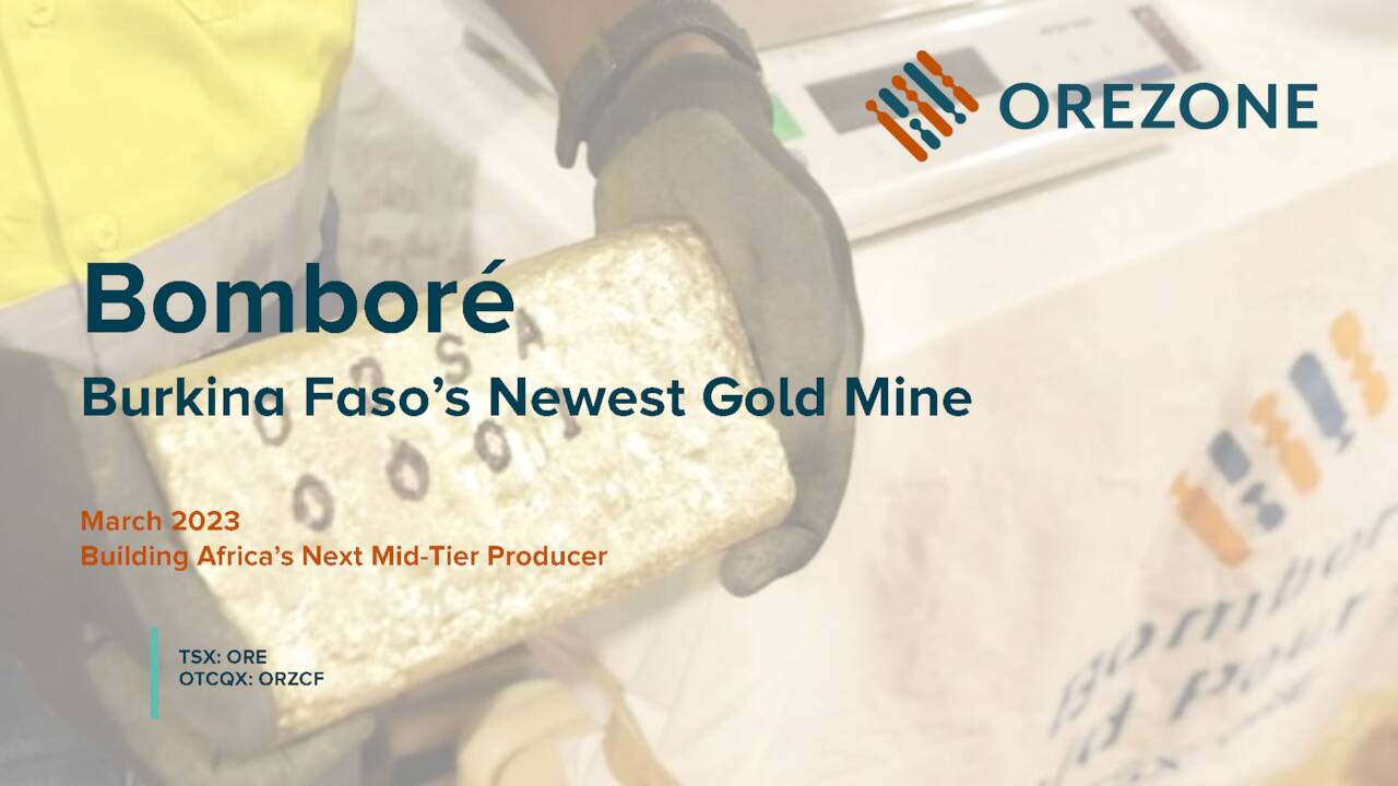 Orezone Gold Corporation (ORZCF) Investor Presentation - Slideshow ...