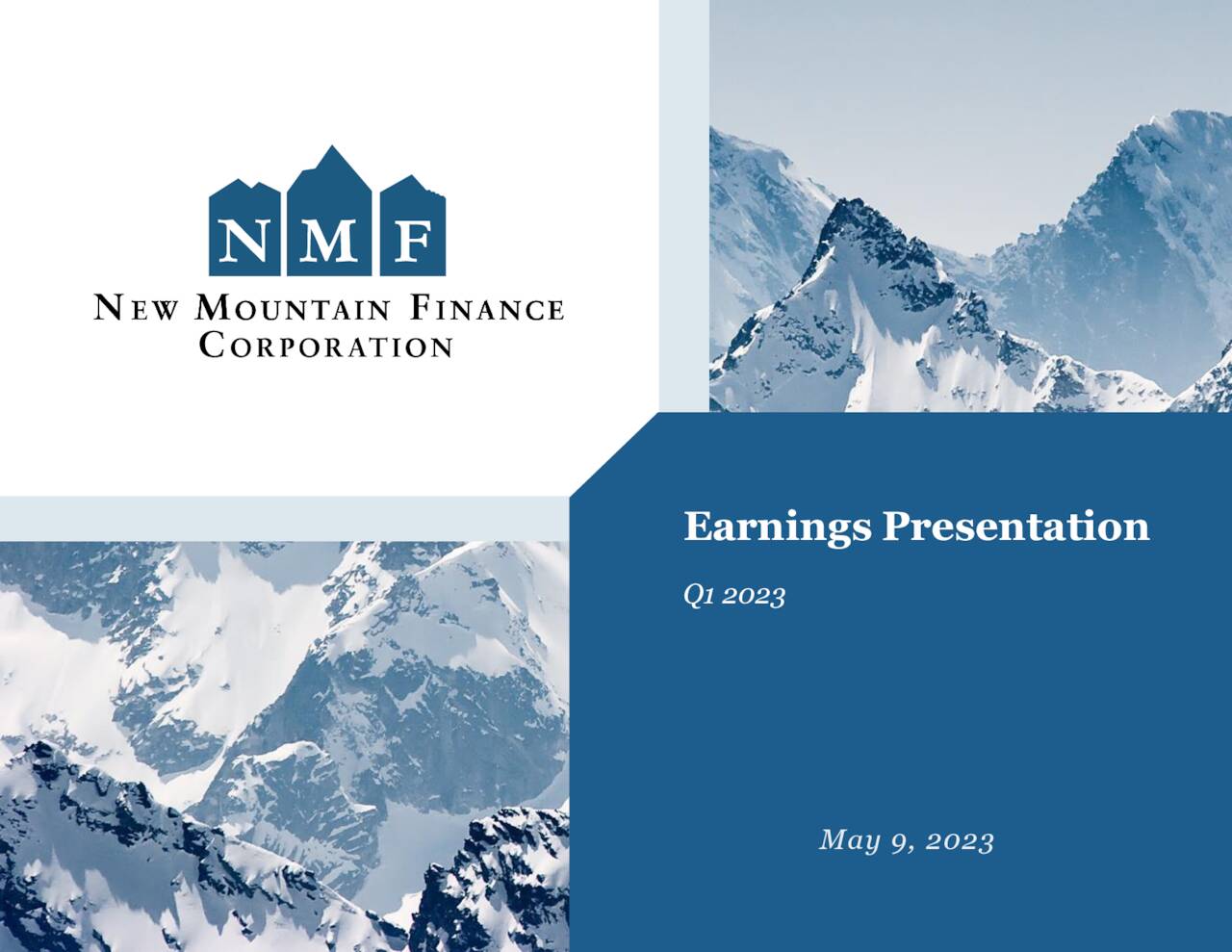 New Mountain Finance 2023 Q1 - Results - Earnings Call Presentation (NASDAQ:NMFC) | Seeking Alpha