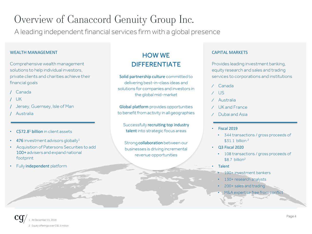 Canaccord Genuity Group Inc. 2020 Q3 - Results - Earnings Call ...