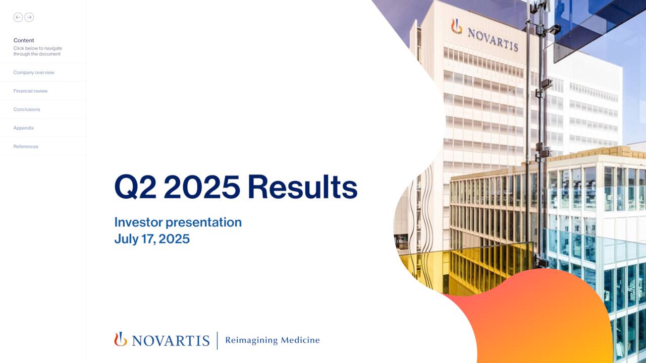 Novartis AG 2025 Q2 - Results - Earnings Call Presentation (NYSE:NVS ...
