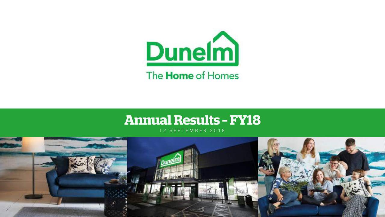 Dunelm Group PLC ADR 2018 Q4 - Results - Earnings Call Slides (OTCMKTS ...