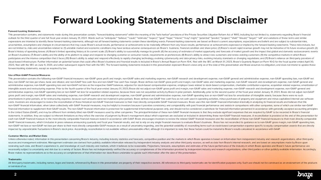 Braze, Inc. 2024 Q2 - Results - Earnings Call Presentation (NASDAQ:BRZE) | Seeking Alpha