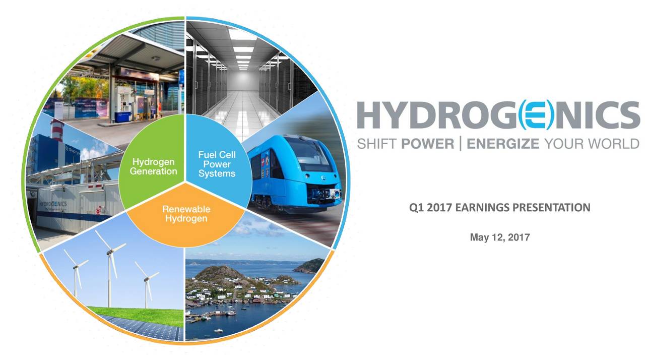 Hydrogenics Corporation 2017 Q1 - Results - Earnings Call Slides ...