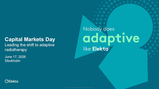 Elekta AB (publ) (EKTAY) Analyst/Investor Day - Slideshow (OTCMKTS ...