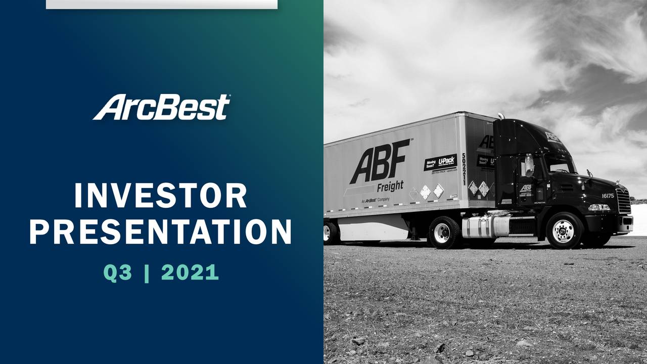 ArcBest (ARCB) Investor Presentation - Slideshow (NASDAQ:ARCB ...