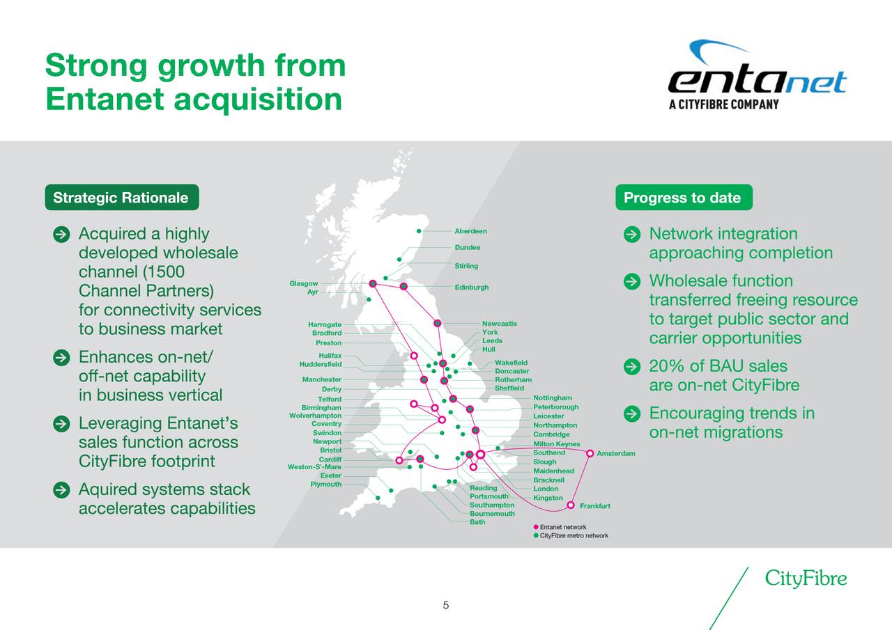 CityFibre Infrastructure Holdings PLC 2017 Q4 - Results - Earnings Call ...