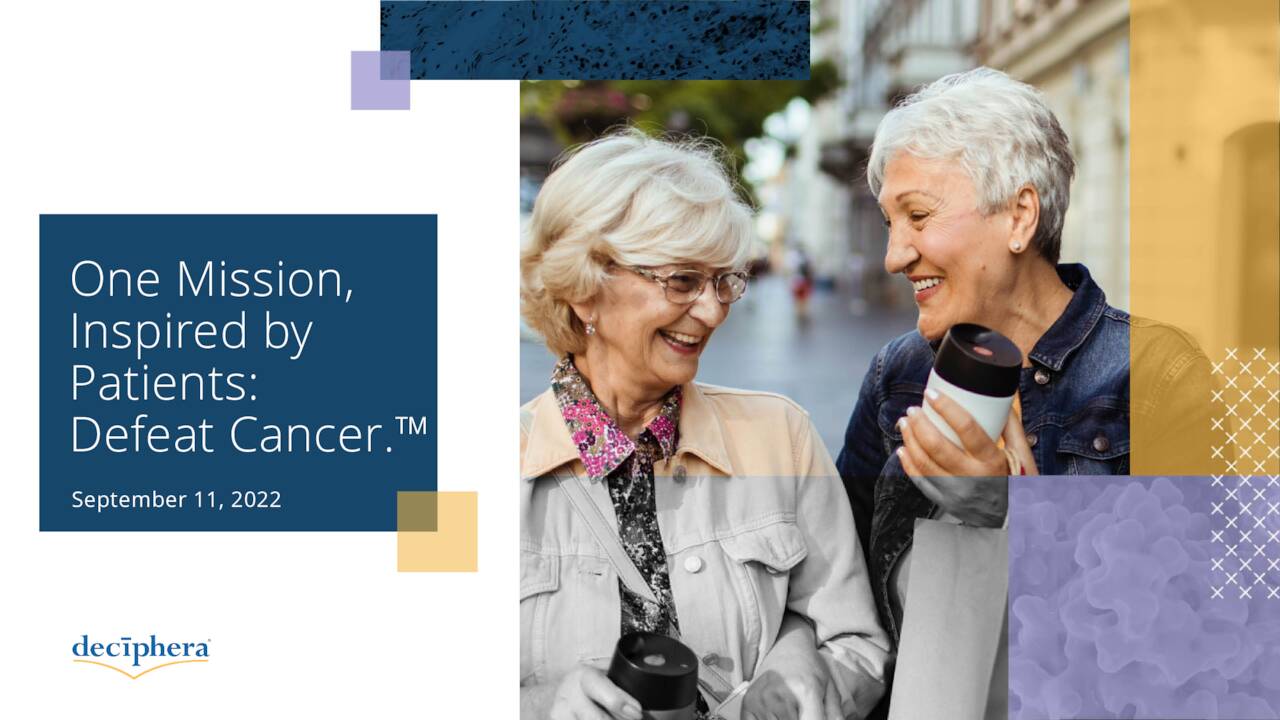 Deciphera Pharmaceuticals (DCPH) Presents at ESMO Congress 2022 (NASDAQ ...