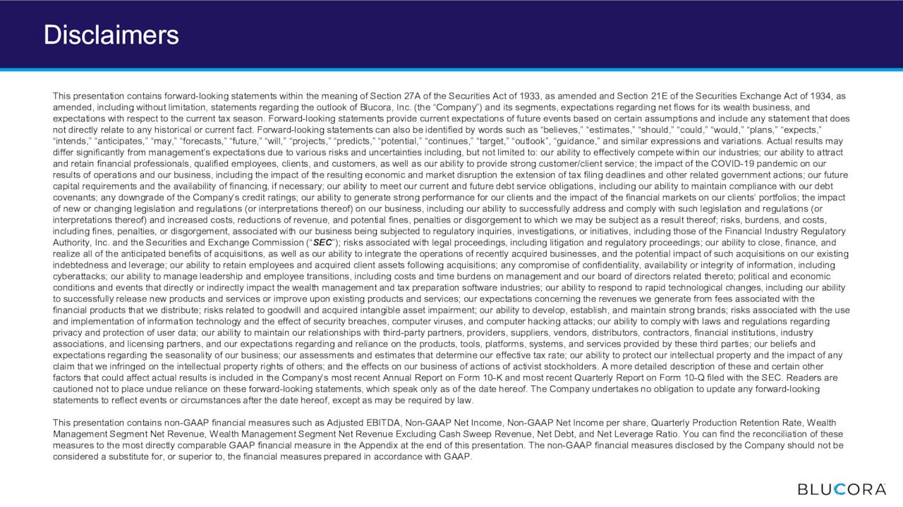 Blucora, Inc. 2022 Q1 - Results - Earnings Call Presentation (NASDAQ:AVTA-DEFUNCT-566) | Seeking ...