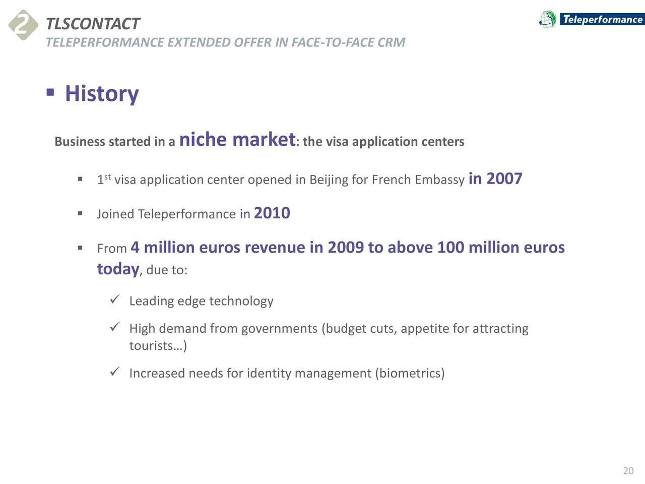 Teleperformance ADR (TLPFY) Investor Presentation - Slideshow (OTCMKTS ...