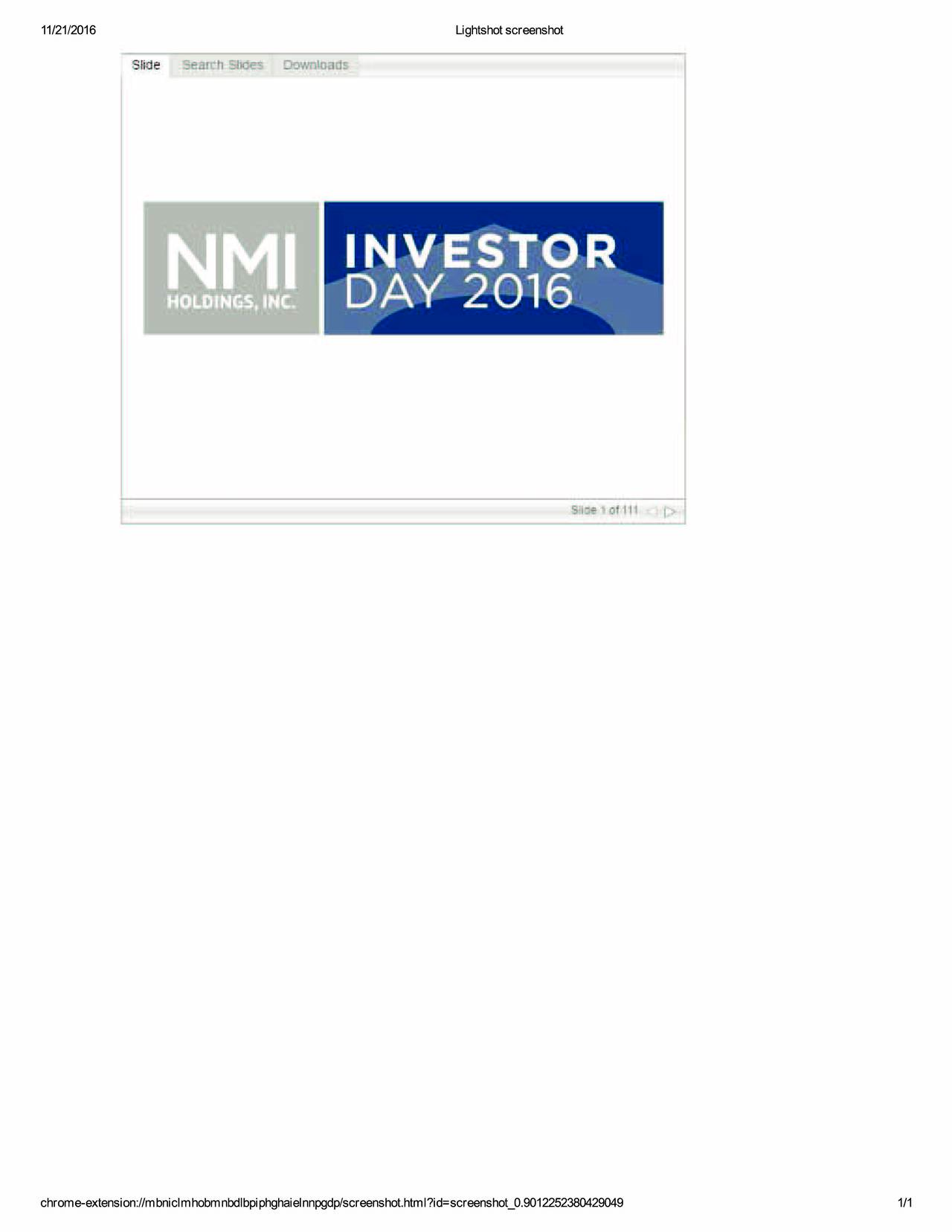 NMI Holdings (NMIH) Investor Presentation - Slideshow (NASDAQ:NMIH ...