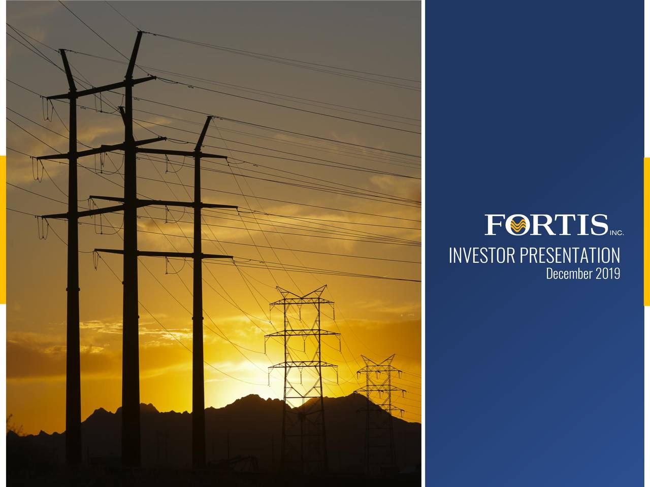 Fortis (FTS) Investor Presentation - Slideshow (NYSE:FTS) | Seeking Alpha