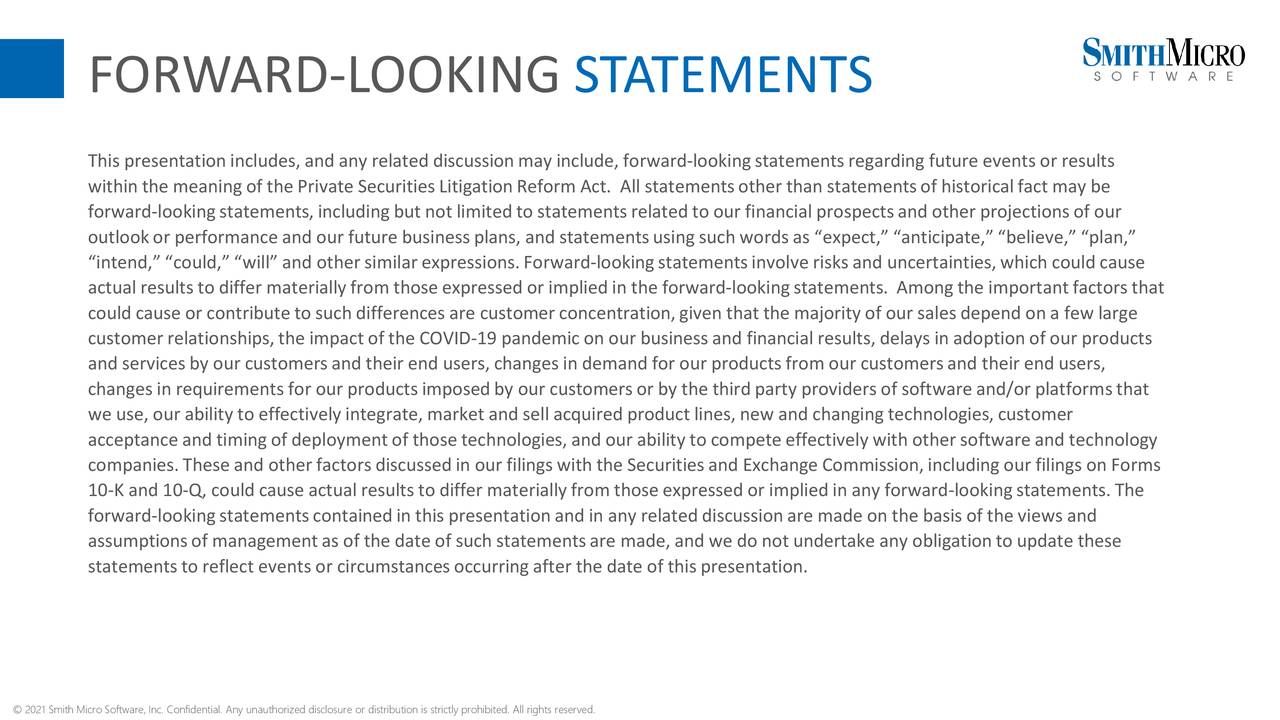 Smith Micro Software, Inc. 2021 Q3 - Results - Earnings Call ...