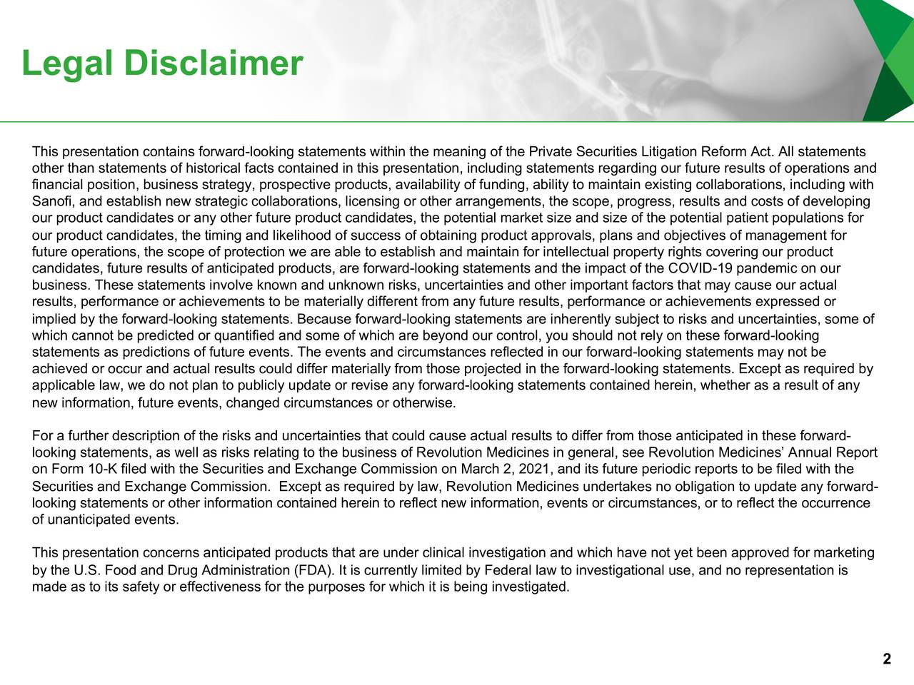 Revolution Medicines (RVMD) Investor Presentation - Slideshow (NASDAQ ...