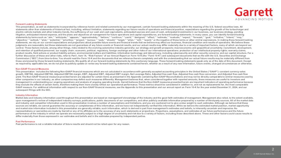 Garrett Motion Inc. (GTX) Presents at Baird 55th Annual Global ...