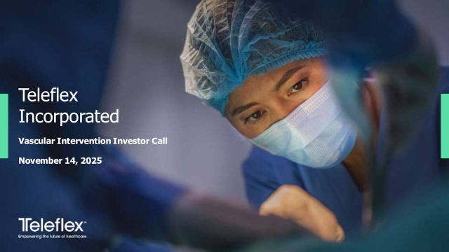 Teleflex Incorporated (TFX) Discusses Strategic Rationale and Portfolio ...