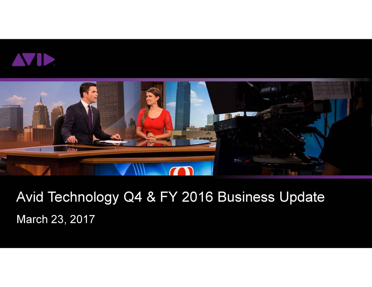 Avid Technology, Inc. 2016 Q4 - Results - Earnings Call Slides (NASDAQ ...