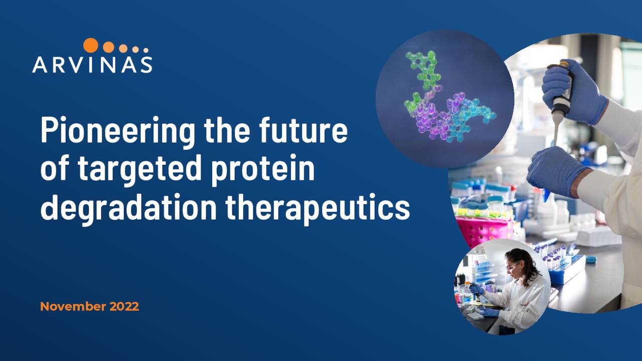 Arvinas (ARVN) Investor Presentation - Slideshow (NASDAQ:ARVN ...