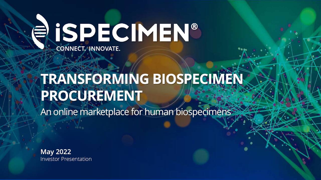 iSpecimen (ISPC) Investor Presentation - Slideshow (NASDAQ:ISPC ...