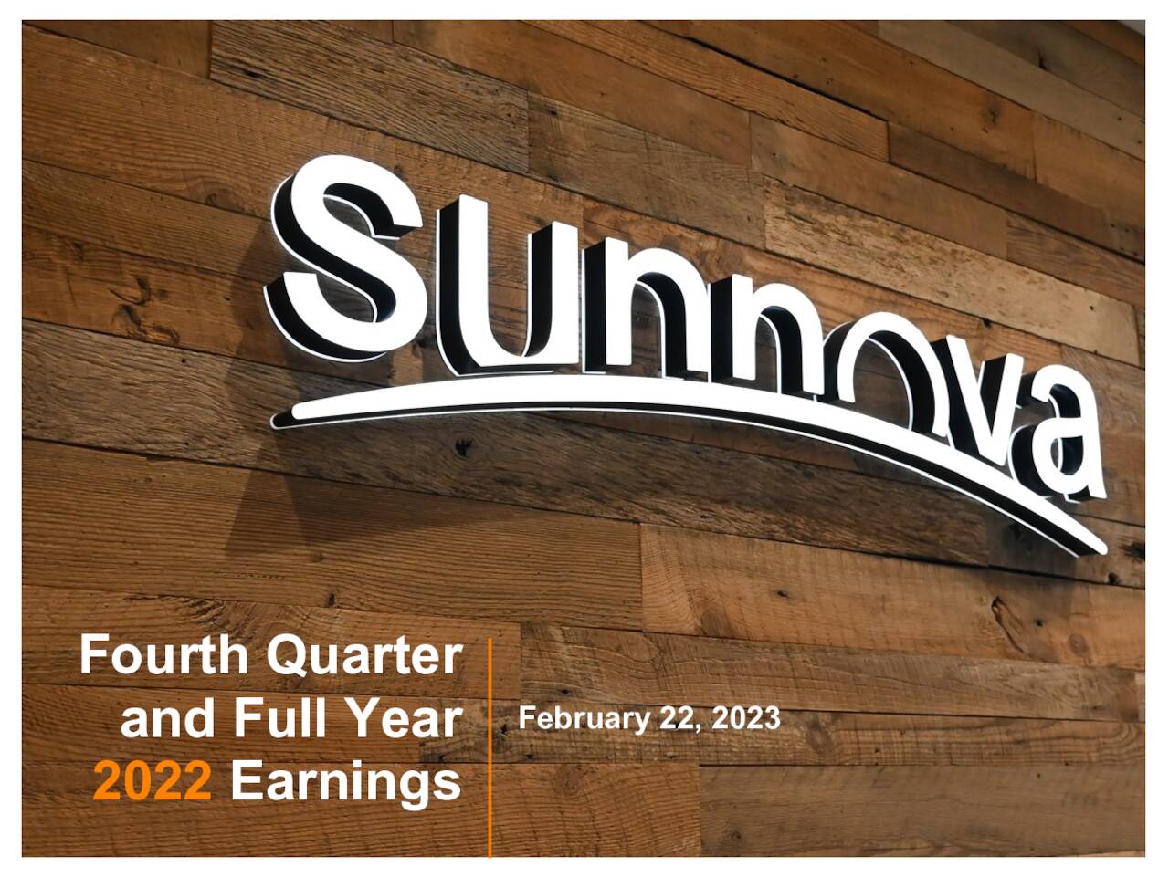 Sunnova Energy International Inc. 2022 Q4 - Results - Earnings Call ...