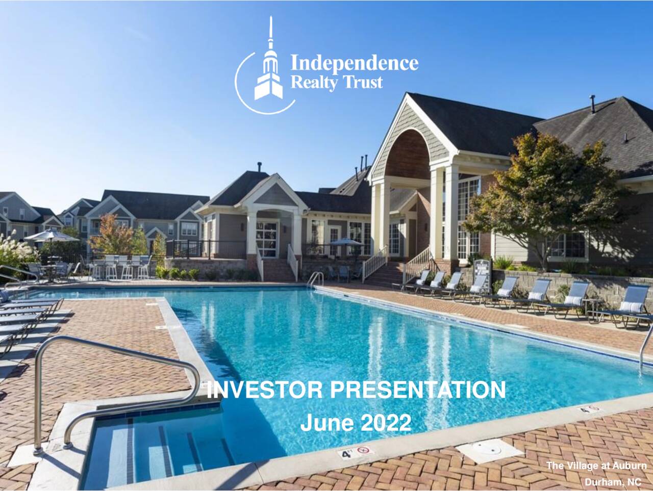 Independence Realty Trust (IRT) Investor Presentation - Slideshow ...