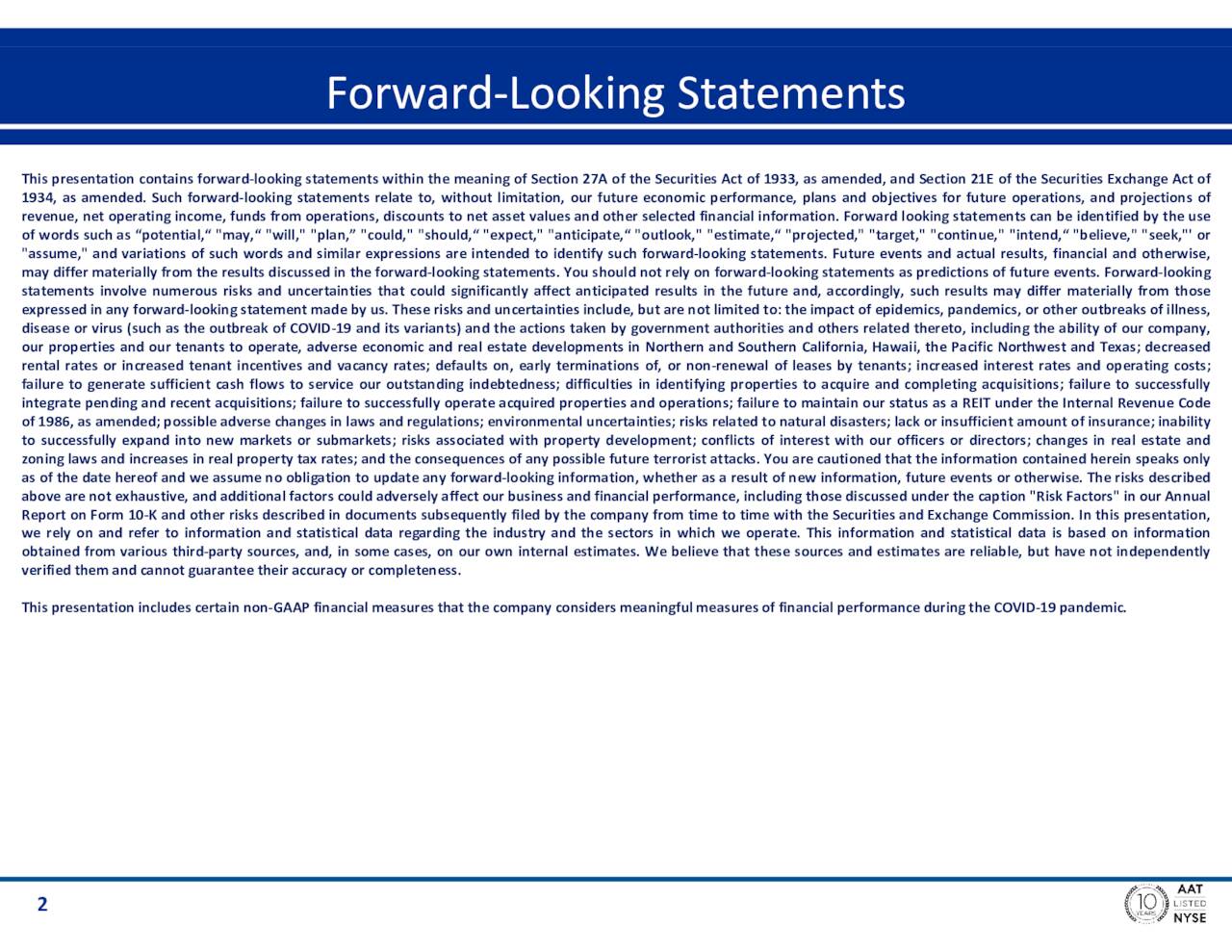 American Assets Trust (AAT) Investor Presentation - Slideshow (NYSE:AAT ...