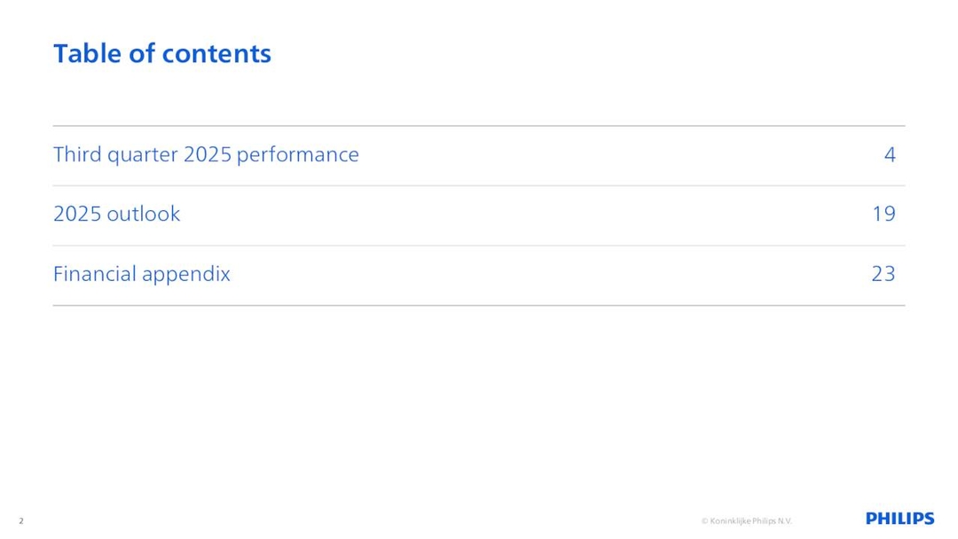 Koninklijke Philips N.V. 2025 Q3 - Results - Earnings Call Presentation (NYSE:PHG) 2025-11-04 ...