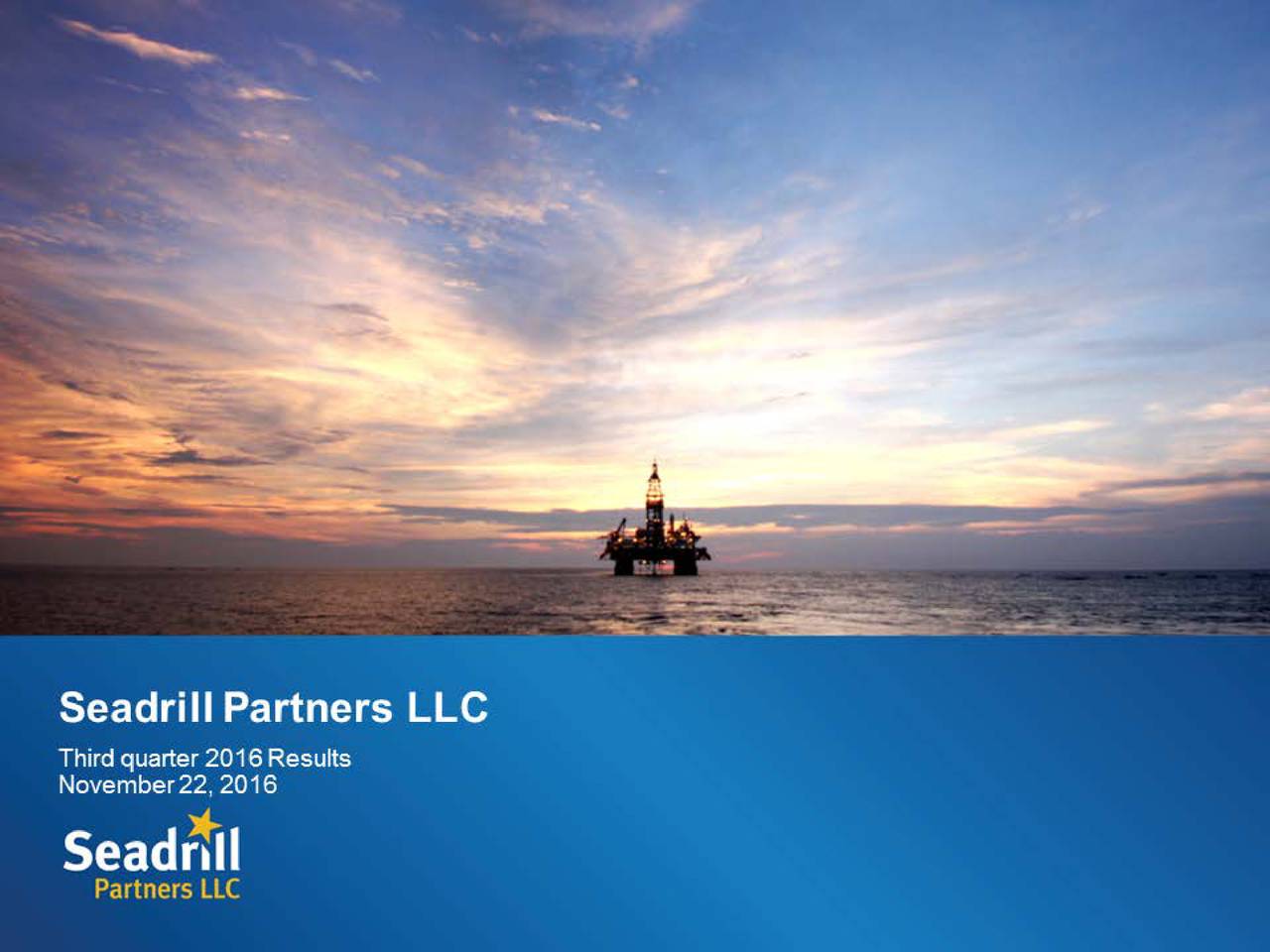Seadrill Partners, LLC 2016 Q3 - Results - Earnings Call Slides ...