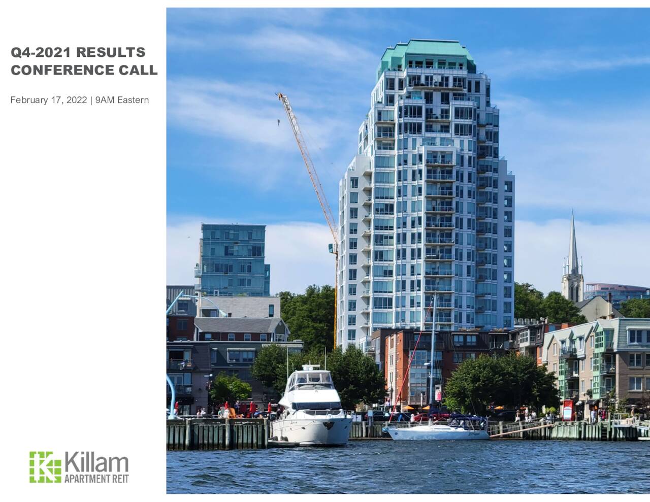 Killam Apartment Real Estate Investment Trust 2021 Q4 - Results ...