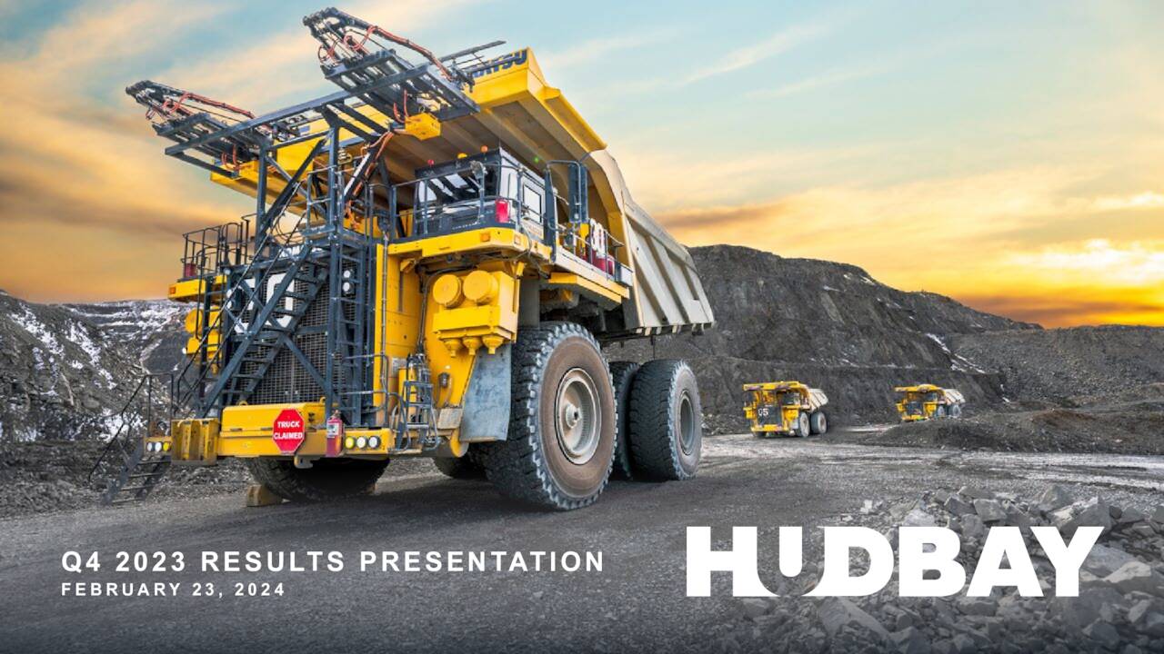 Hudbay Minerals Inc. 2023 Q4 - Results - Earnings Call Presentation ...