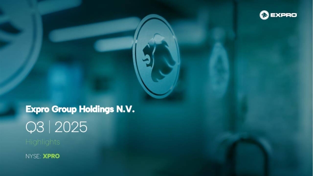 Expro Group Holdings N.V. 2025 Q3 - Results - Earnings Call ...