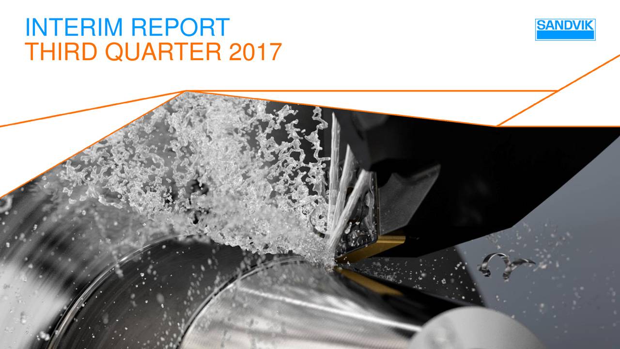Sandvik AB ADR 2017 Q3 - Results - Earnings Call Slides (OTCMKTS:SDVKY ...