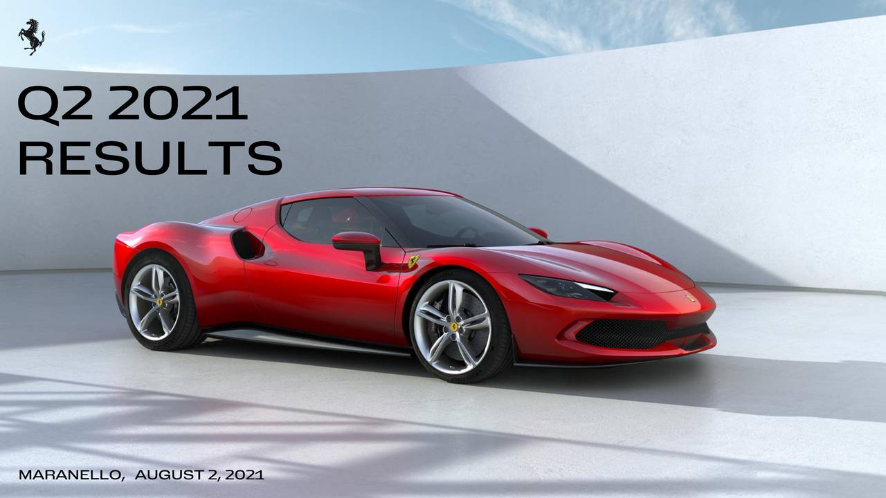 Ferrari N.V. 2021 Q2 - Results - Earnings Call Presentation (NYSE:RACE ...
