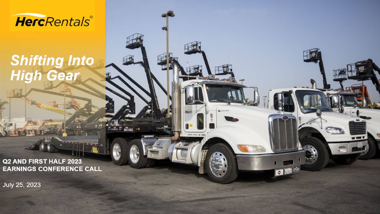 Herc Holdings Inc. 2023 Q2 - Results - Earnings Call Presentation (NYSE ...