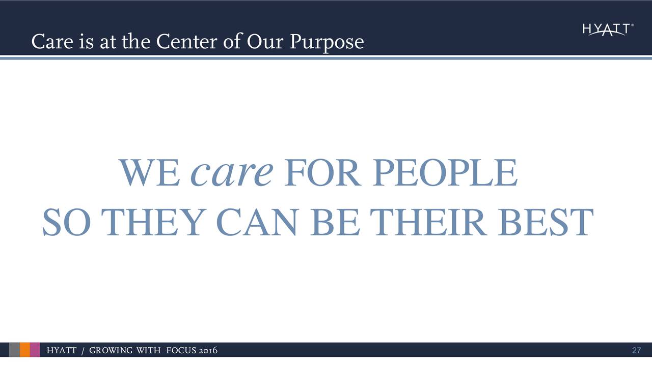 Hyatt Hotels Corporation (H) Host Analyst Day - Slideshow (NYSE:H ...